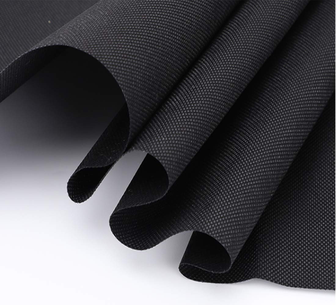 Olgamo 60 Inch x 3 Yard Upholstery Black Cambric Dust Cover Fabric Replacement for Sofas, Dining Chairs, Conceals Frame and Staples Inside Furniture