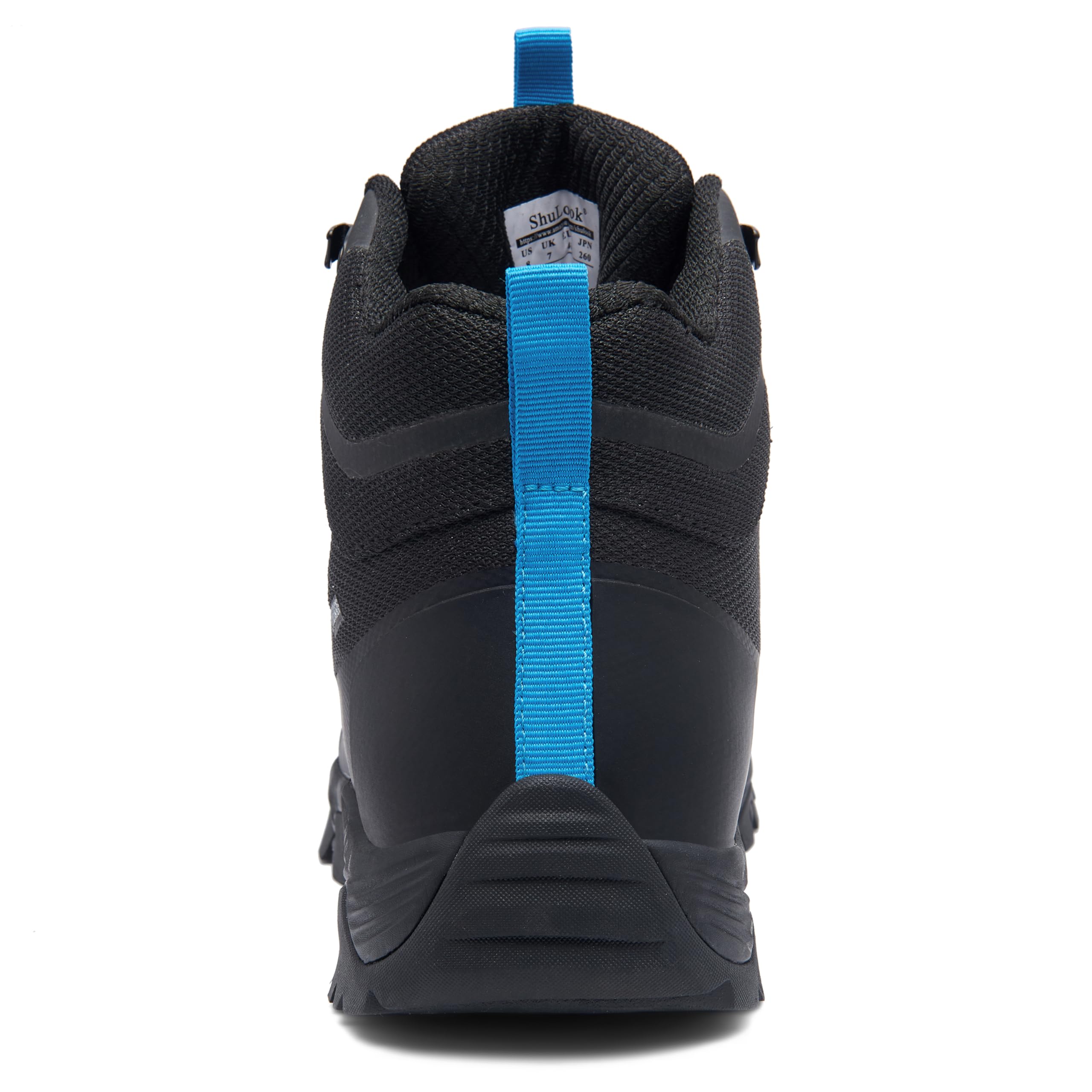 SHULOOK Men's Hiking Boots Waterproof Lightweight Breathable Anti-Slip Outdoor Comfortable Hiker Boot