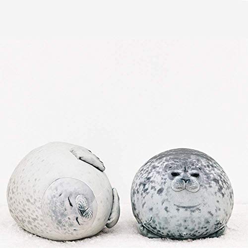 MerryXD Chubby Blob Seal Pillow,Stuffed Cotton Plush Animal Toy Cute Ocean Large(23.6 in)…