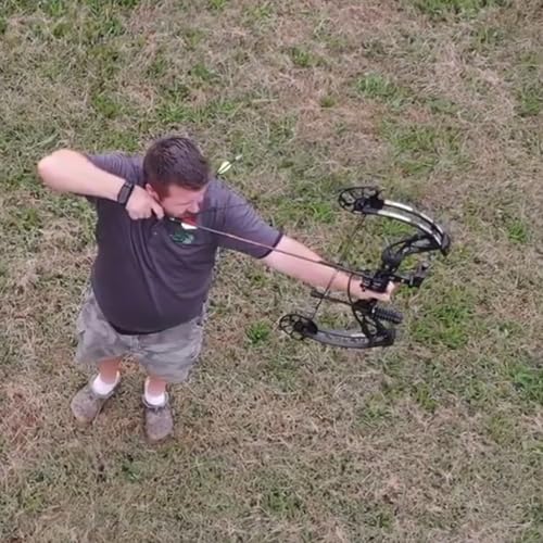Sanlida Archery Dragon X8 RTH Compound Bow Package for Adults and Teens,18β-31β Draw Length,0-70 Lbs Draw Weight,up to IBO 310 fps,No Bow Press Needed,Limbs Made in USA,Limited Life-time Warranty