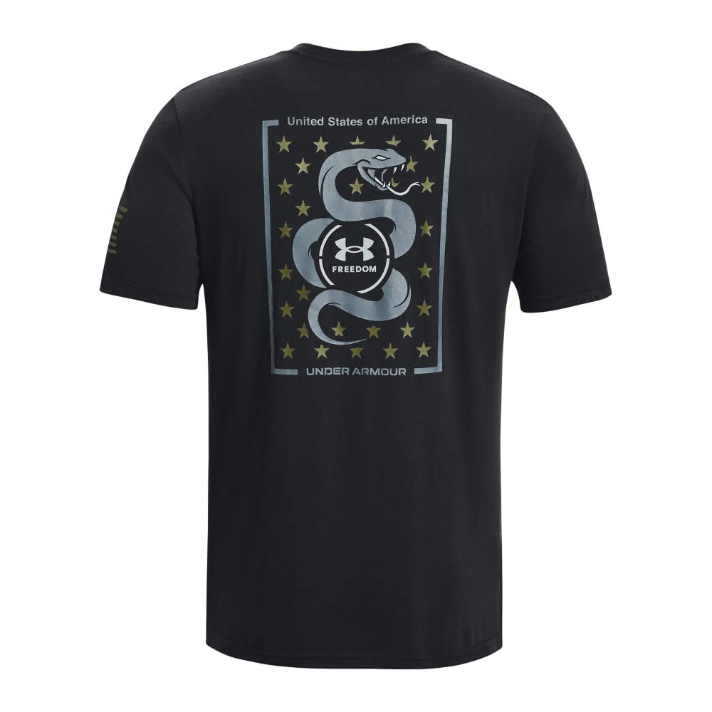 Under Armour Men's Tactical Mission Made T-Shirt, (001) Black / / Marine OD Green, XX-Large