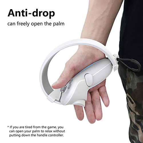 VR Handle Anti-Falling Hand Strap for 4 VR Controller TPU Hand Straps High Elasticity Hand Strap Accessories Hand Grip Straps