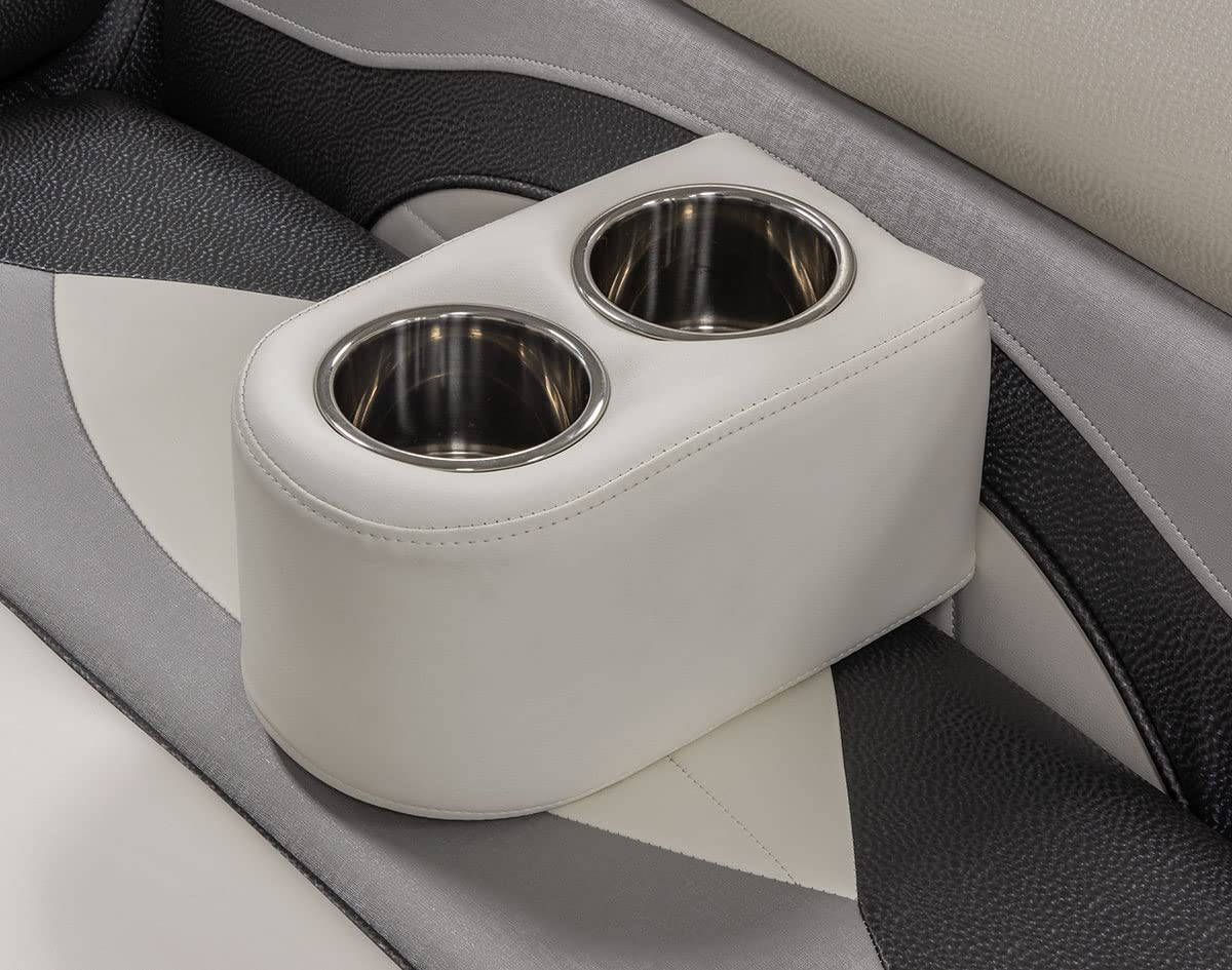 Pebbly Beach 4 PCS Boat Cup Holder, Stainless Steel Cup Holder Insert with Drain for Boat and RV