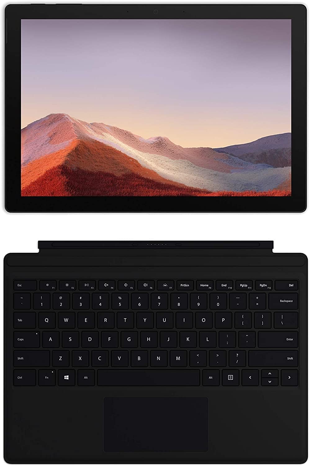 Microsoft Surface Pro 7 12.3" Touch Screen Intel Core i5 1035G4 1.1GHz 8GB RAM 128GB SSD, Display 2736 x 1824 Resolution, Portable with Detachable Keyboard, Backlit Keyboard (Renewed)