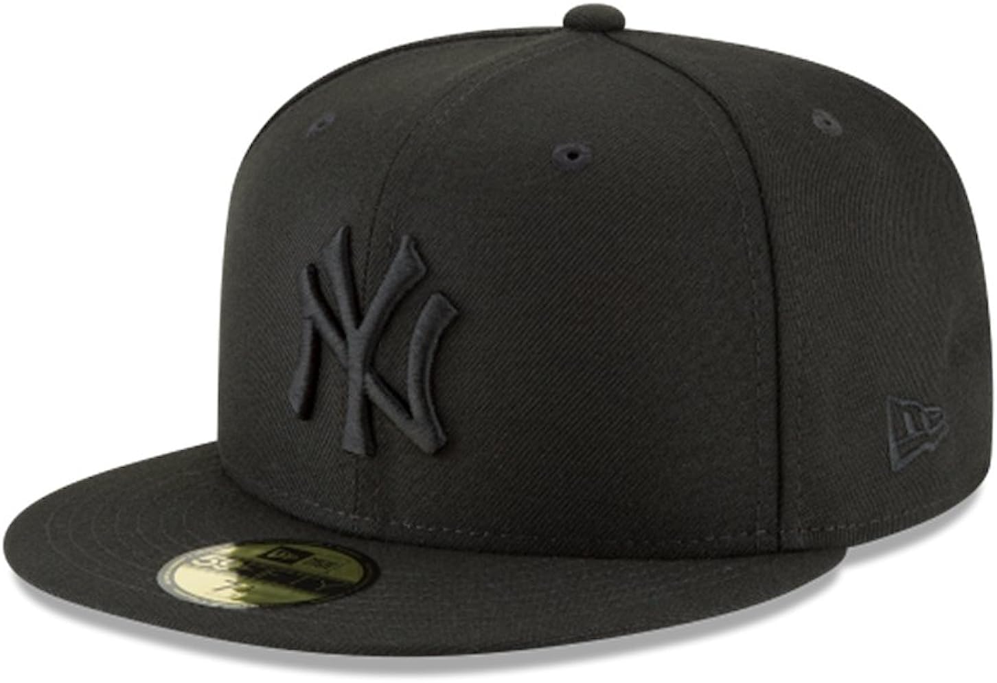 New Era MLB 59FIFTY Black Black Authentic Collection Fitted On Field Game Cap Hat (7 7/8, New York Yankees)