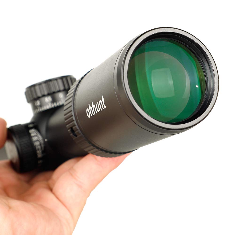 ohhunt Guardian 4-14X44 SF Hunting Rifle Scope 30mm Tube Side Parallax Tactical Riflescopes with KillFlash Cover and Mount Rings