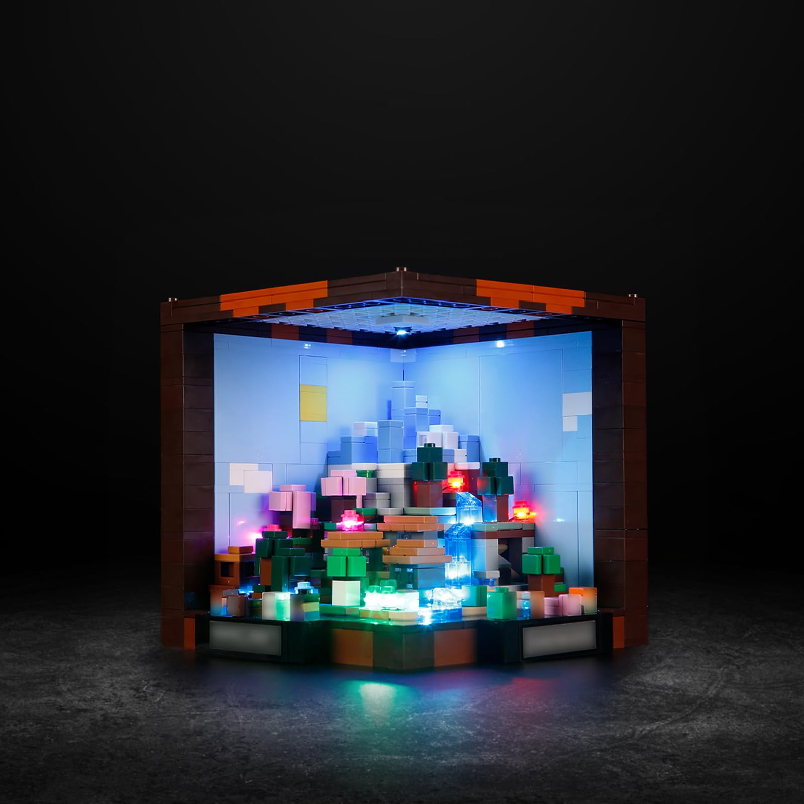 Vaodest LED Light for Lego Minecraft The Mushroom House 21179 Set,Design and Configuration Compatible with Model 21179(LED Light Only, Not Building Block Kit)
