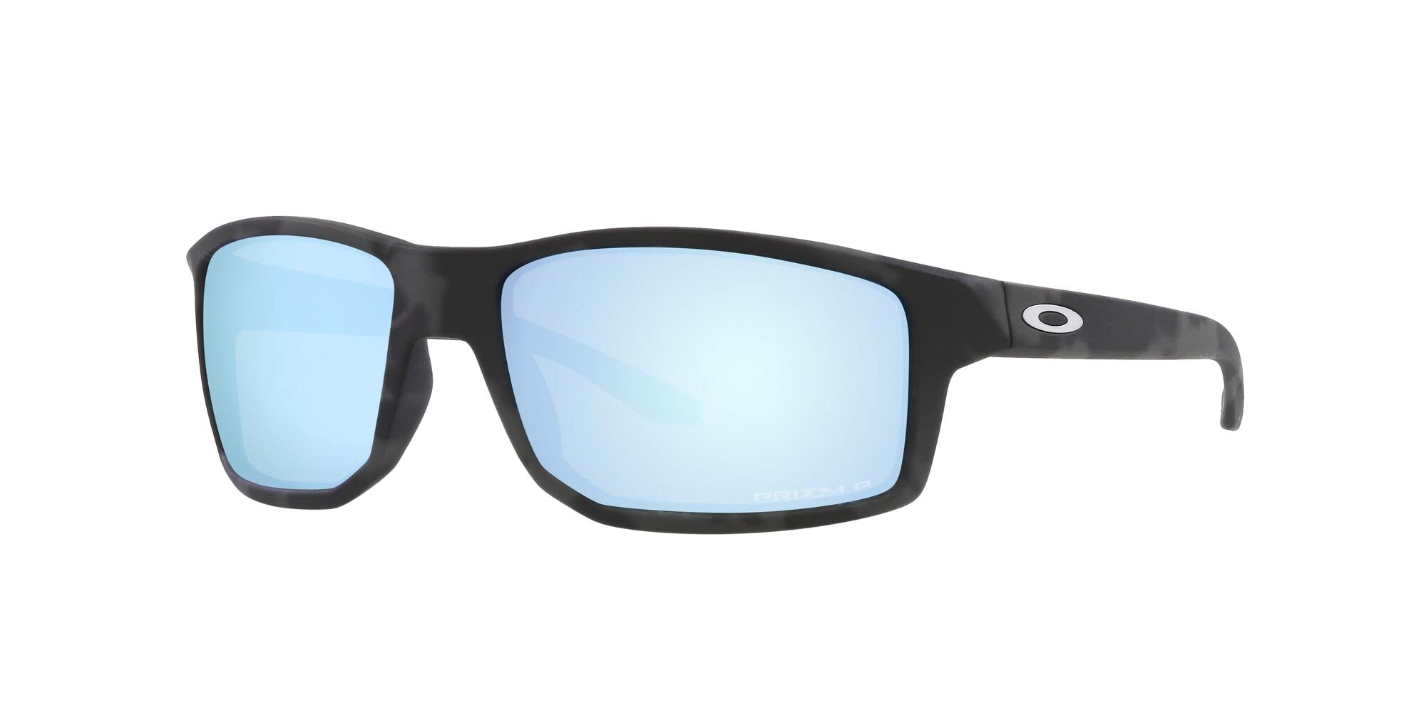Oakley Men's OO9449 Gibston Square Sunglasses, Matte Black/Prizm Violet Polarized, 60 mm