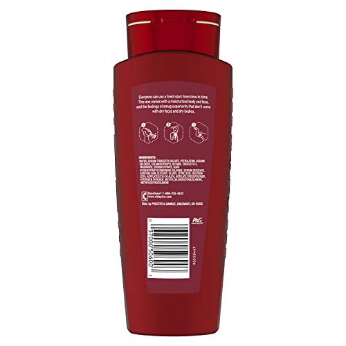 Old Spice Ultra Smooth Moisturizing Face & Body Wash for Men, Fresh Start, 16 Fl Oz, Pack of 4