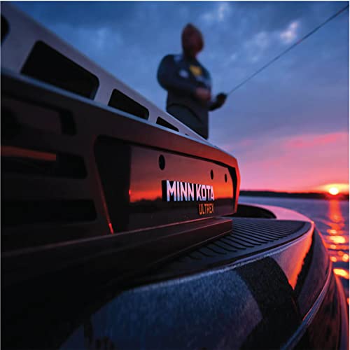 Minn Kota 1368871 Ultrex Freshwater Cable & Electric-steer Bow-Mount Motor with MEGA Down Imaging, Digital Maximizer & i-Pilot GPS, 112 lbs Thrust, 52" Shaft,
