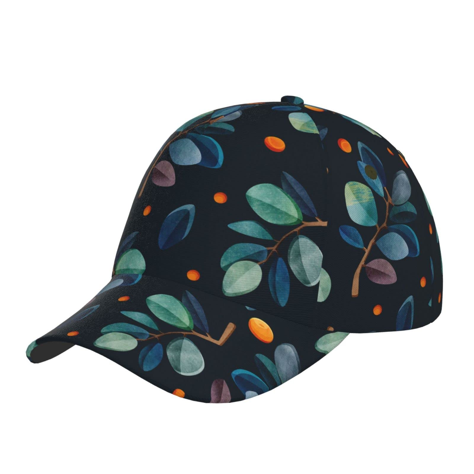 RFUVIWZ Green Leaves Baseball Cap for Men Adjustable Dad Hat for Summer Running Sports Hiking Beach Outdoor Golf Unisex