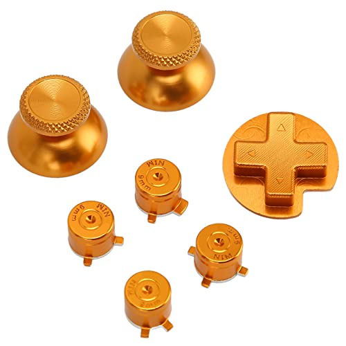 Yoidesu Game Controller Button, for Switch Pro Game Controller Handle Aluminum Alloy DIY Replacement Game Controller Button Parts