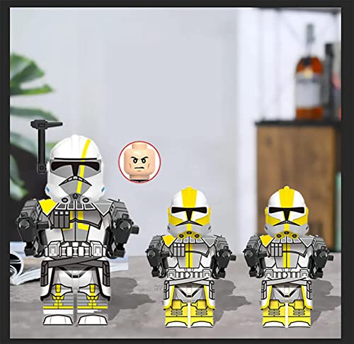 YomYtupme 12 Pieces (2'') Block Action Figure Fighting Robot, Space War Mini Set, Room Decoration, Best Gift for Kids.
