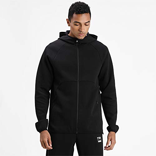 PUMA Men's Dime Jacket, Black/Black, XL