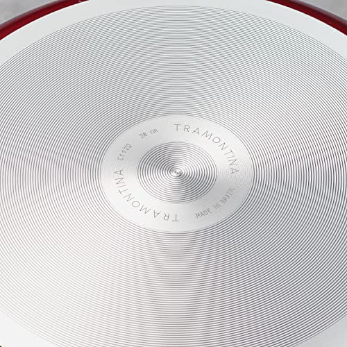 Tramontina Sicilia 8 in Aluminum Nonstick Sauté Pan - Raspberry