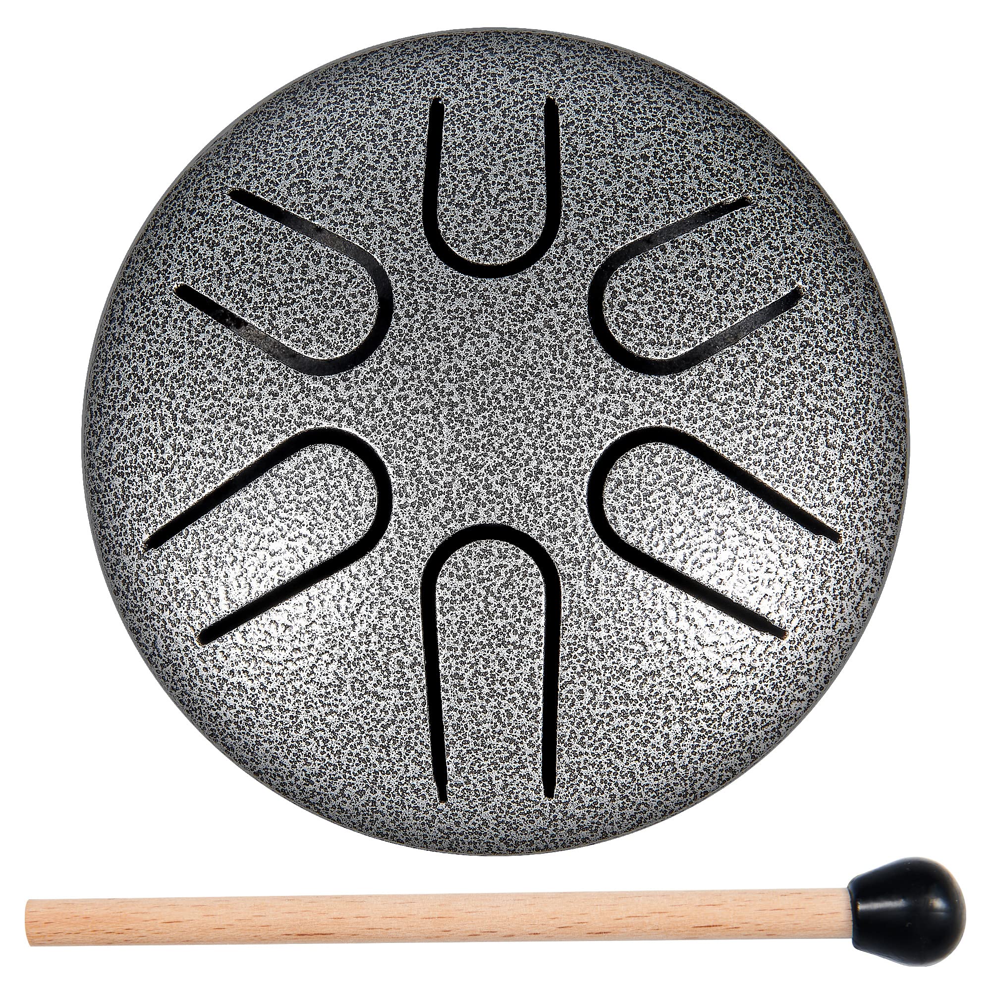 Steel Drum 3 Inch 6 Note Steel Tongue Drum Handpan Drum MiNi Instrument