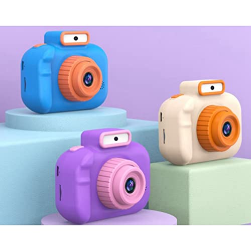 PRIZOM Children's Camera High-Definition 4000W Front Rear Dual-Camera 2 Inch 1080P HD Screen Digital Camera Photography, B