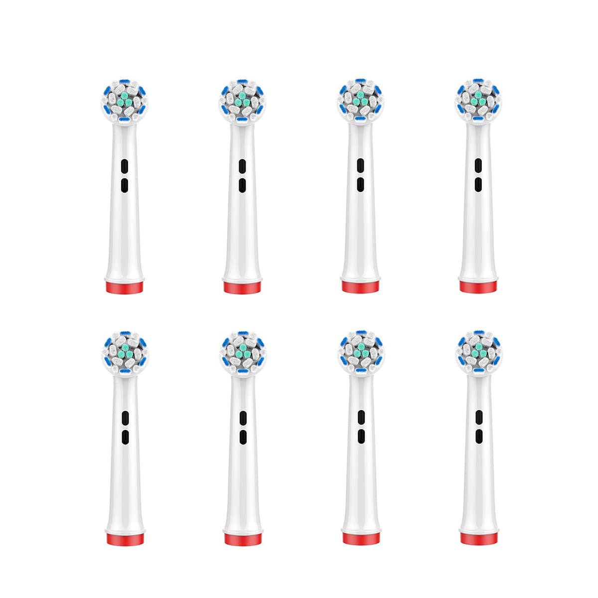 WuYan 8 pcs Extra Soft Bristles Replacement Heads Compatible with Oral B Electric Toothbrush Head Extra Thin Soft Bristles Gum Care