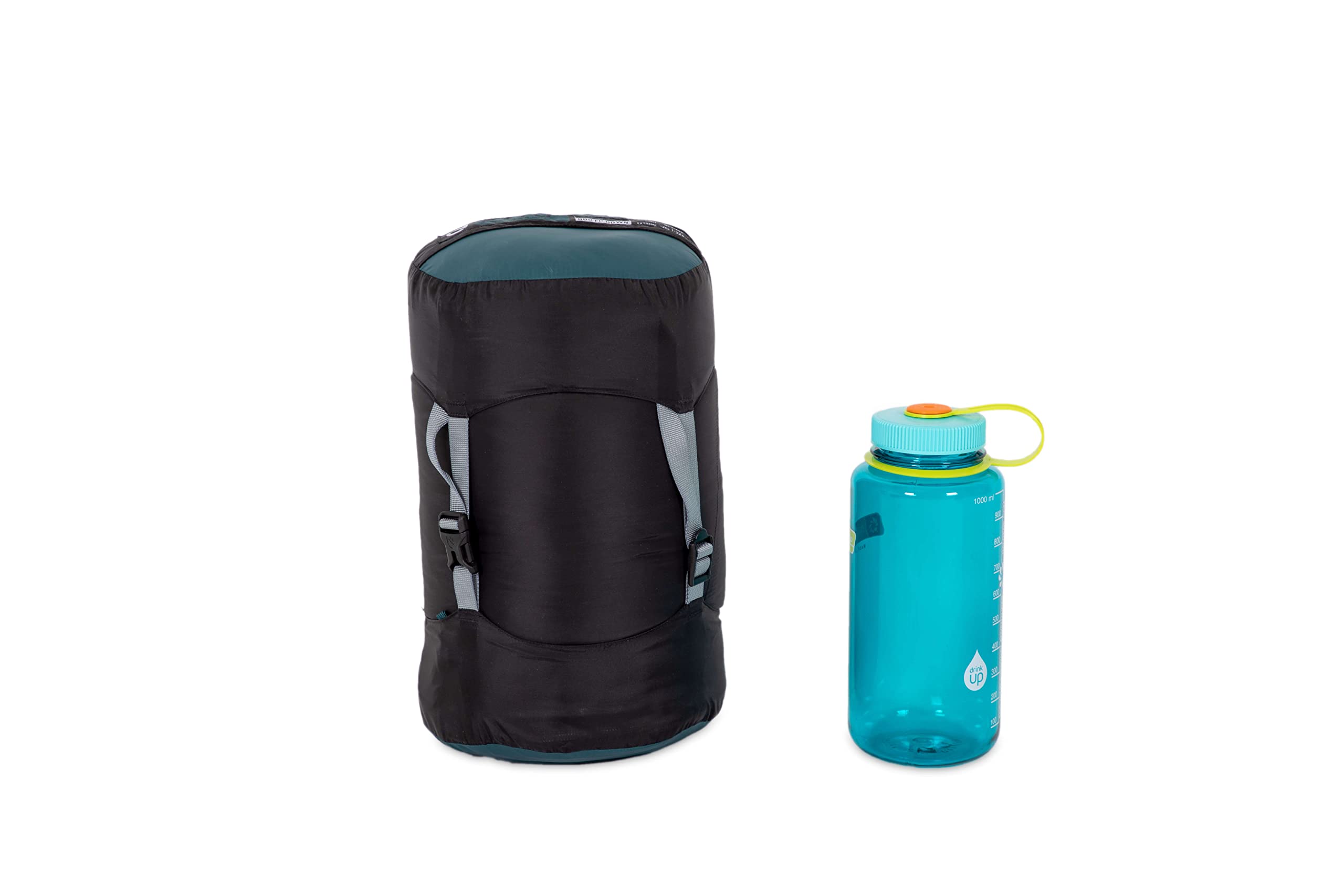 Nemo Kayu | Women's 15 Degree Down Sleeping Bag, Aluminum/Lagoon, Regular