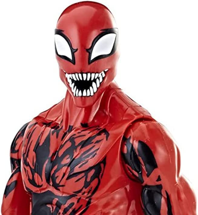 Venоm Titan Hero Series -Cɑrnage Action Figure - 12 inch Cɑrnage Toy Y