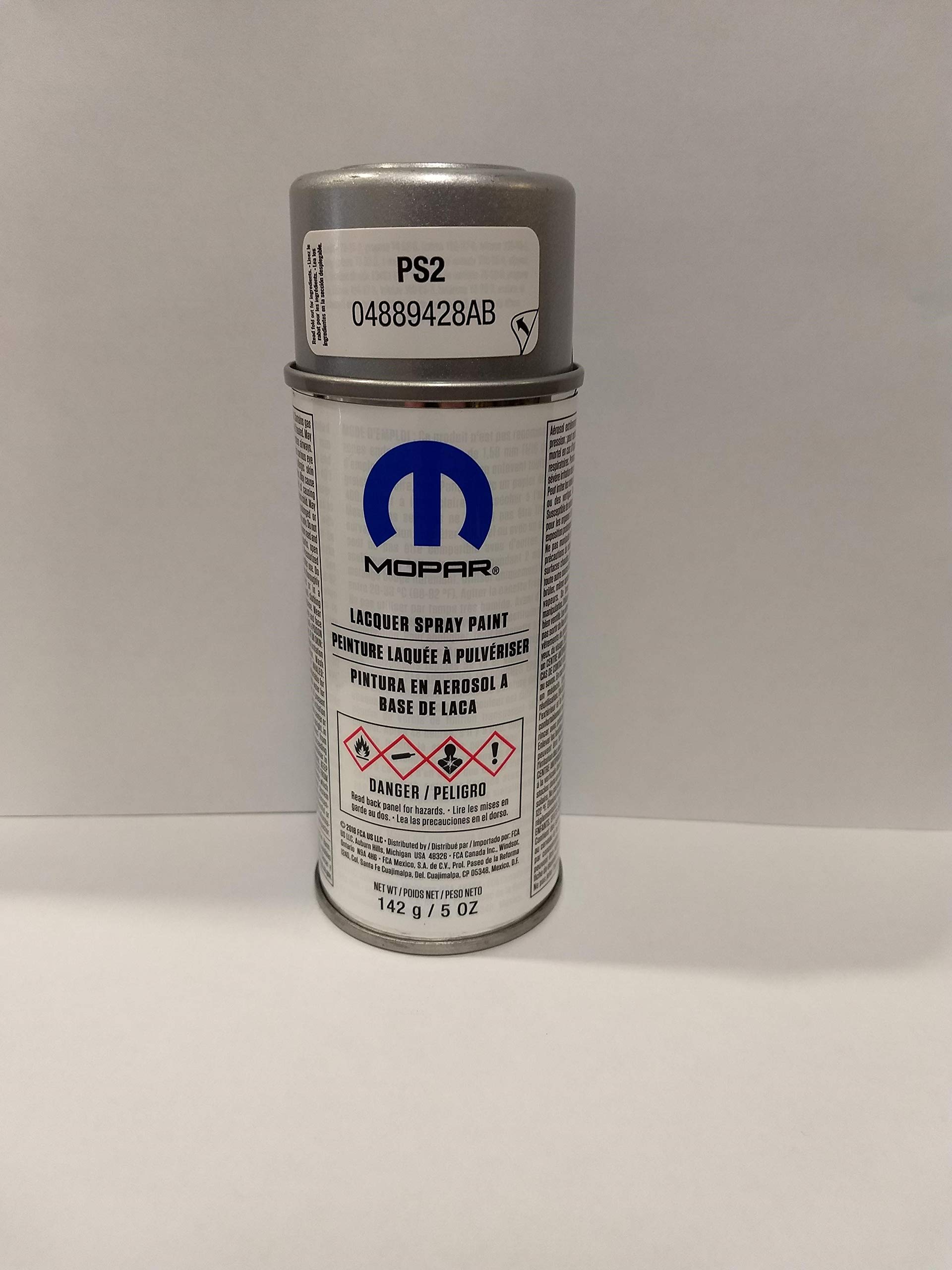 MOPAR PS2 Bright Silver Metallic Touch UP Spray Paint 4889428AB