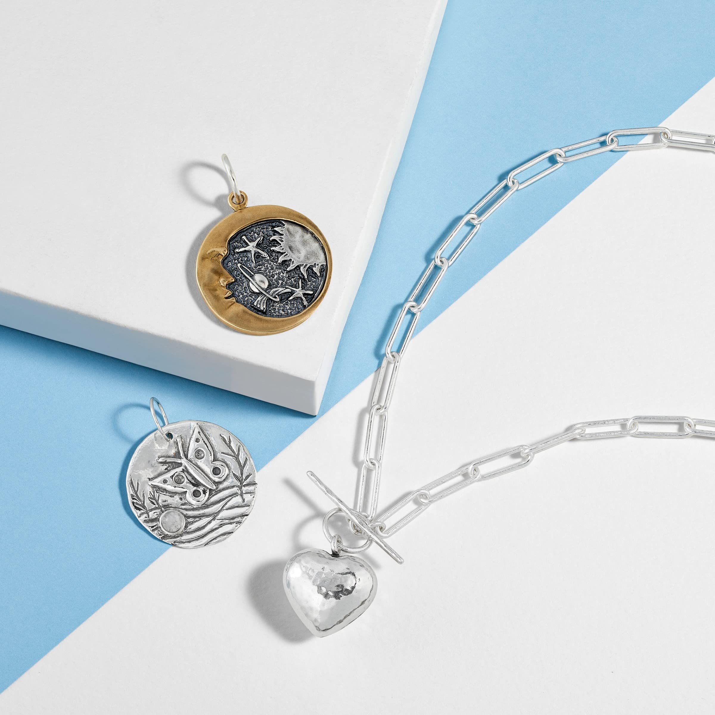 Silpada 'Cherish Love' Sterling Silver Necklace, 18"