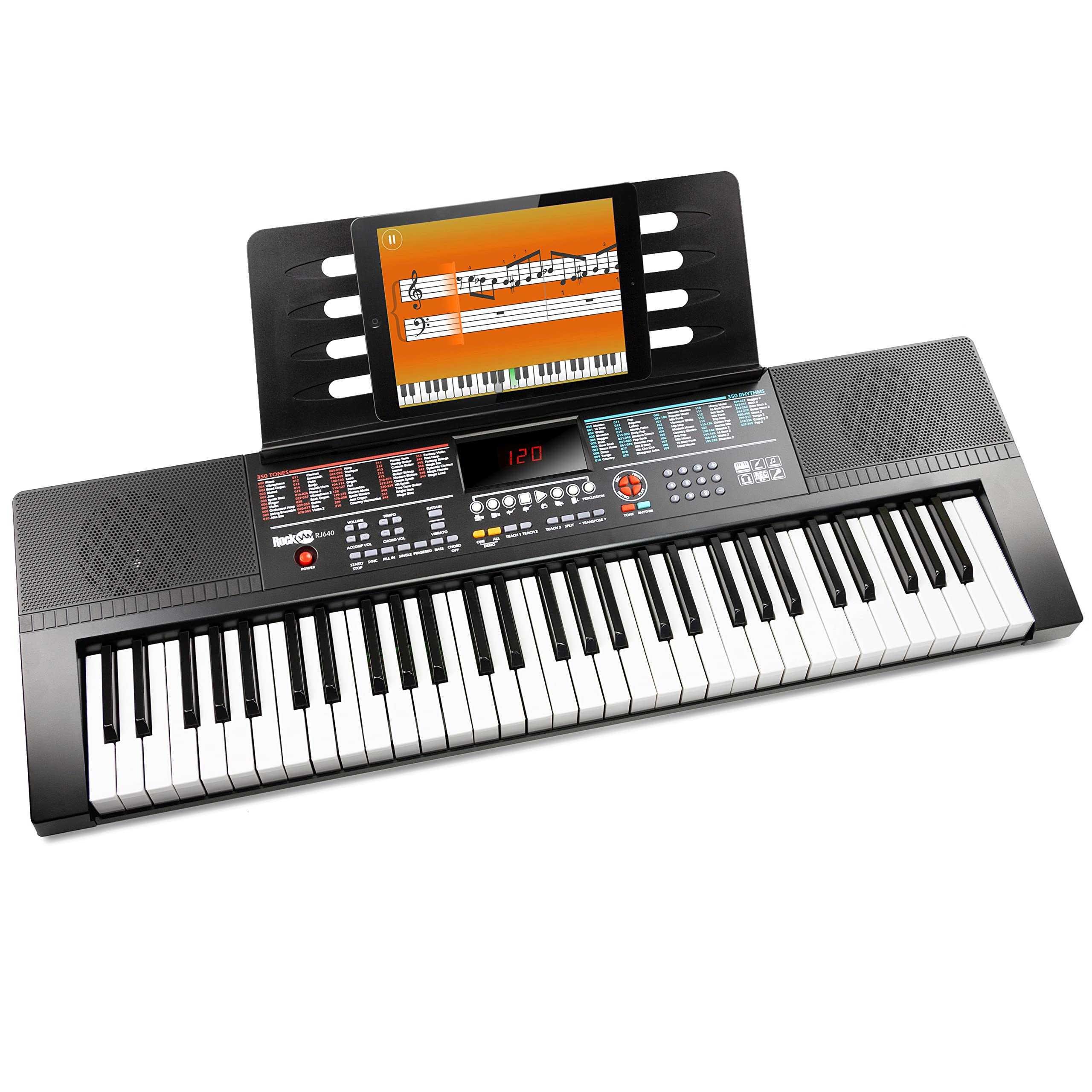 RockJam, 61-Key Portable Keyboard, Full (RJ640-XS)