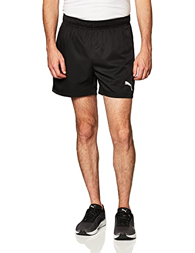 PUMA mens Active 5" Woven Shorts, Puma Black, Large US