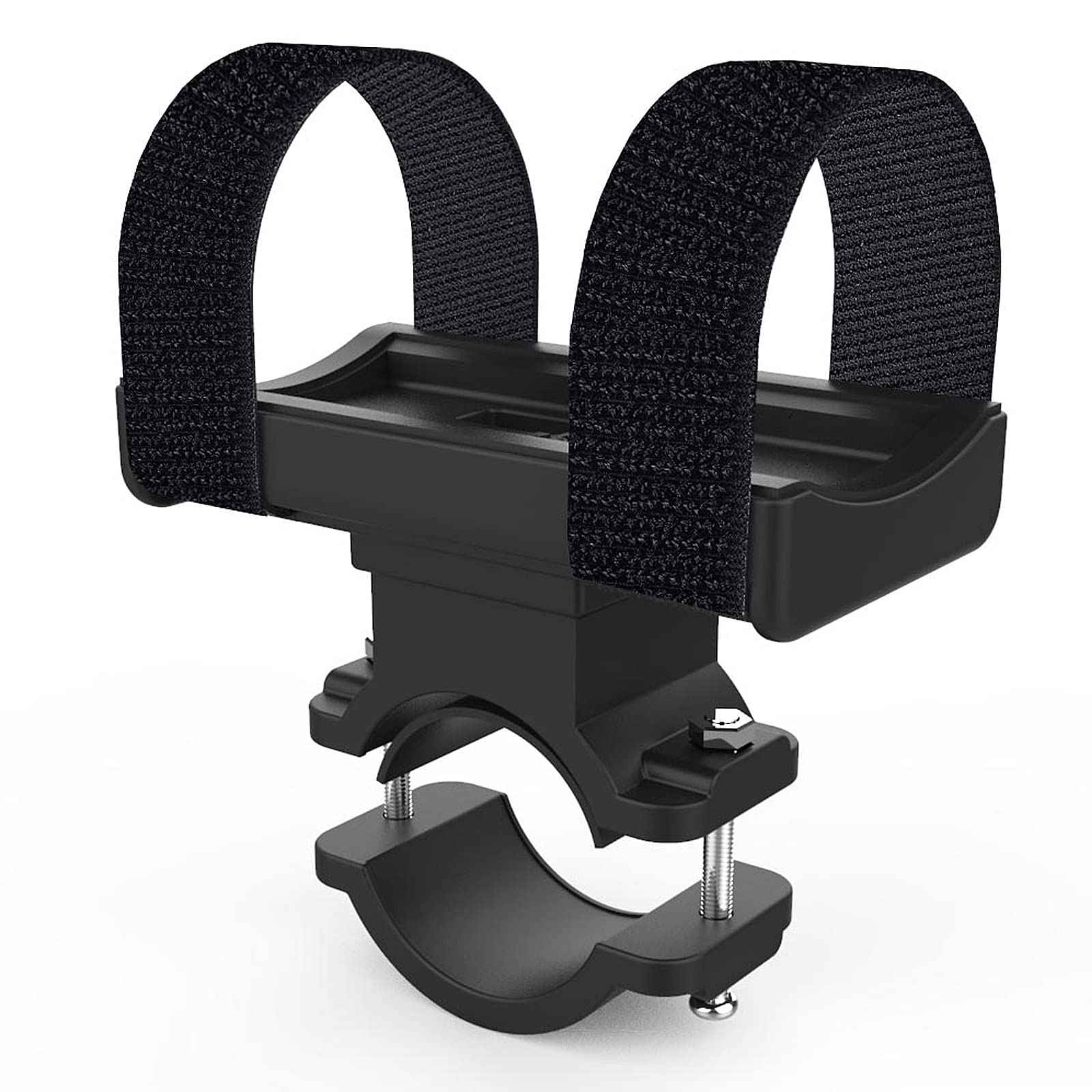 Universal Sporting Camera Bracket Outdoor Bike Mount Holder Accessories for Mountain Bike, Golf Cart, Scooter Stand Bicycle Speaker Mount Light Stand Clip Adjustable Strap for Drink Bottle Rack