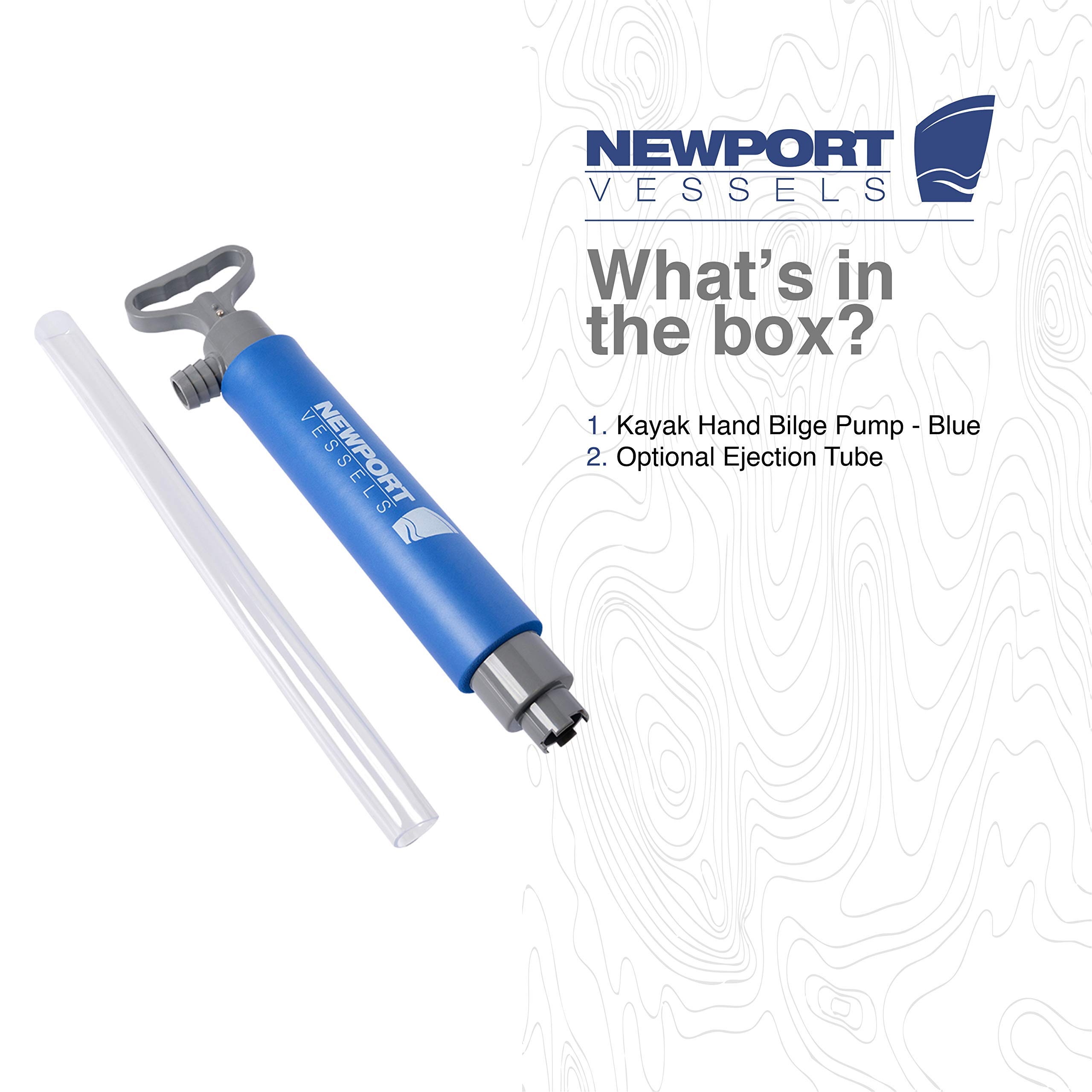Newport Kayak Hand Bilge Pump, Blue