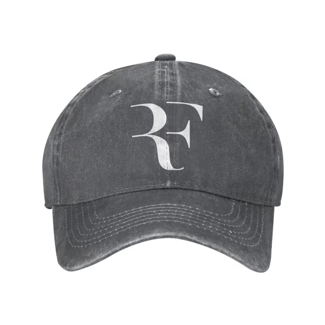ROGER FEDERER Hat Adjustable Trucker Hats for Women's Men's Classic Tennis Baseball Cap Deep Heather