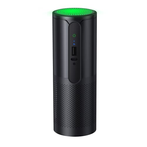 YYjop Air Purifiers for Home, Small Portable HEPA Air Purifier Remove Dust Smoke Odors, Air Cleaner for Car Bedroom Office Desktop Small Room