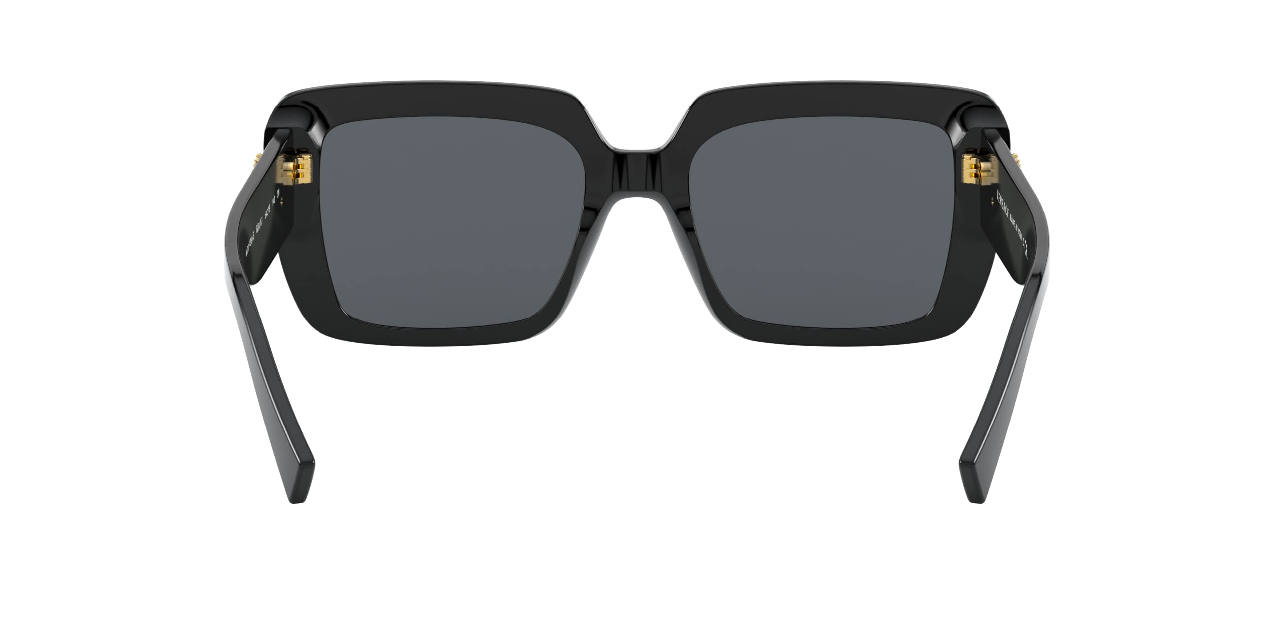 Versace Woman Sunglasses Black Frame, Dark Grey Lenses, 54MM
