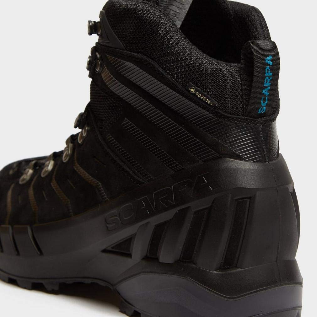 Scarpa Men's Camping High Rise Hiking Boots, Shark Lime Gore Tex Tai Shell Trek, 9