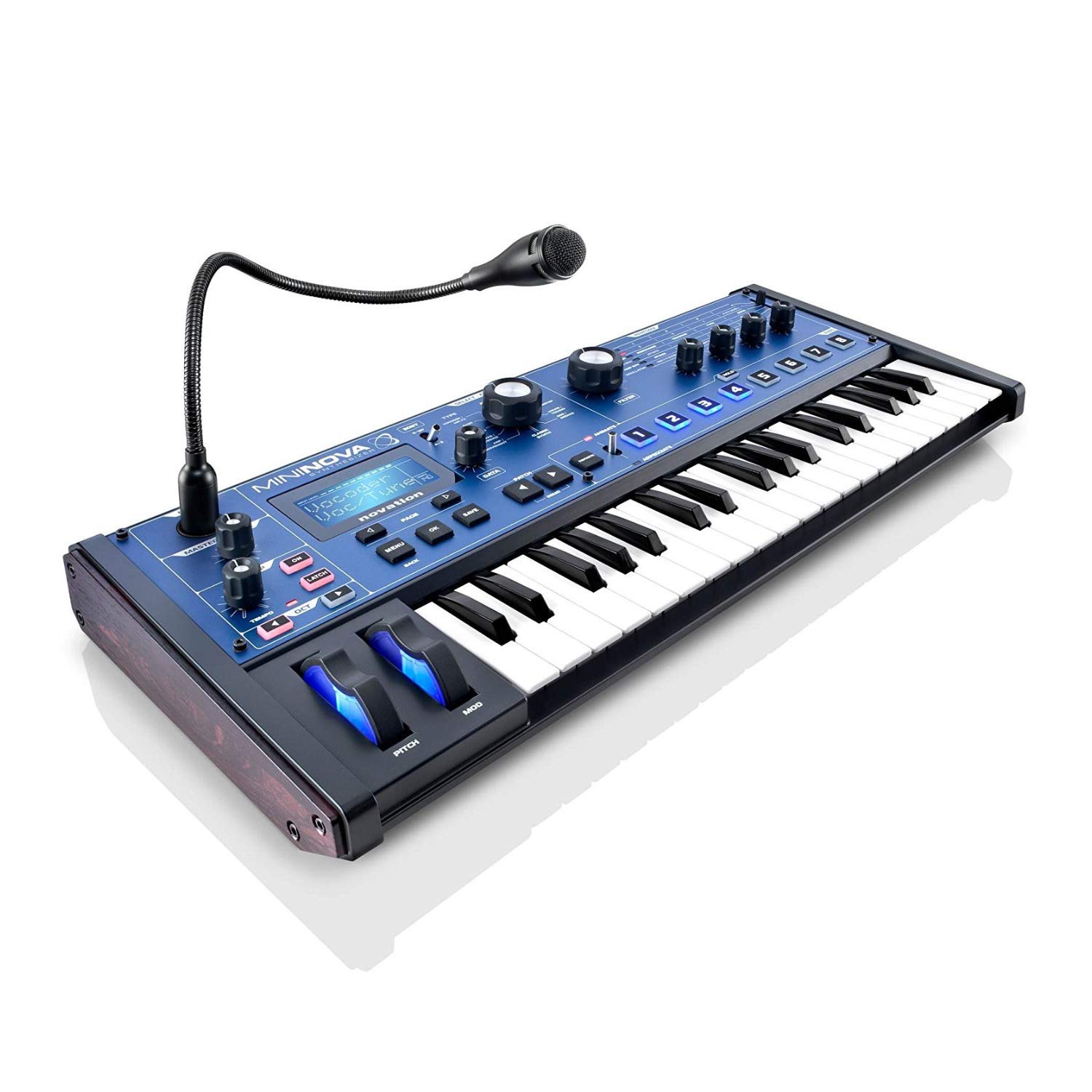 Novation MiniNova Synthesizer Bundle with MiniNova Gig Bag and Closed-Back Studio Headphones (3 Items)
