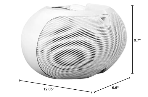 Rockville D4-8 White Dual 4" 8 Ohm Wall Mount Swivel Outdoor Home Patio Speaker