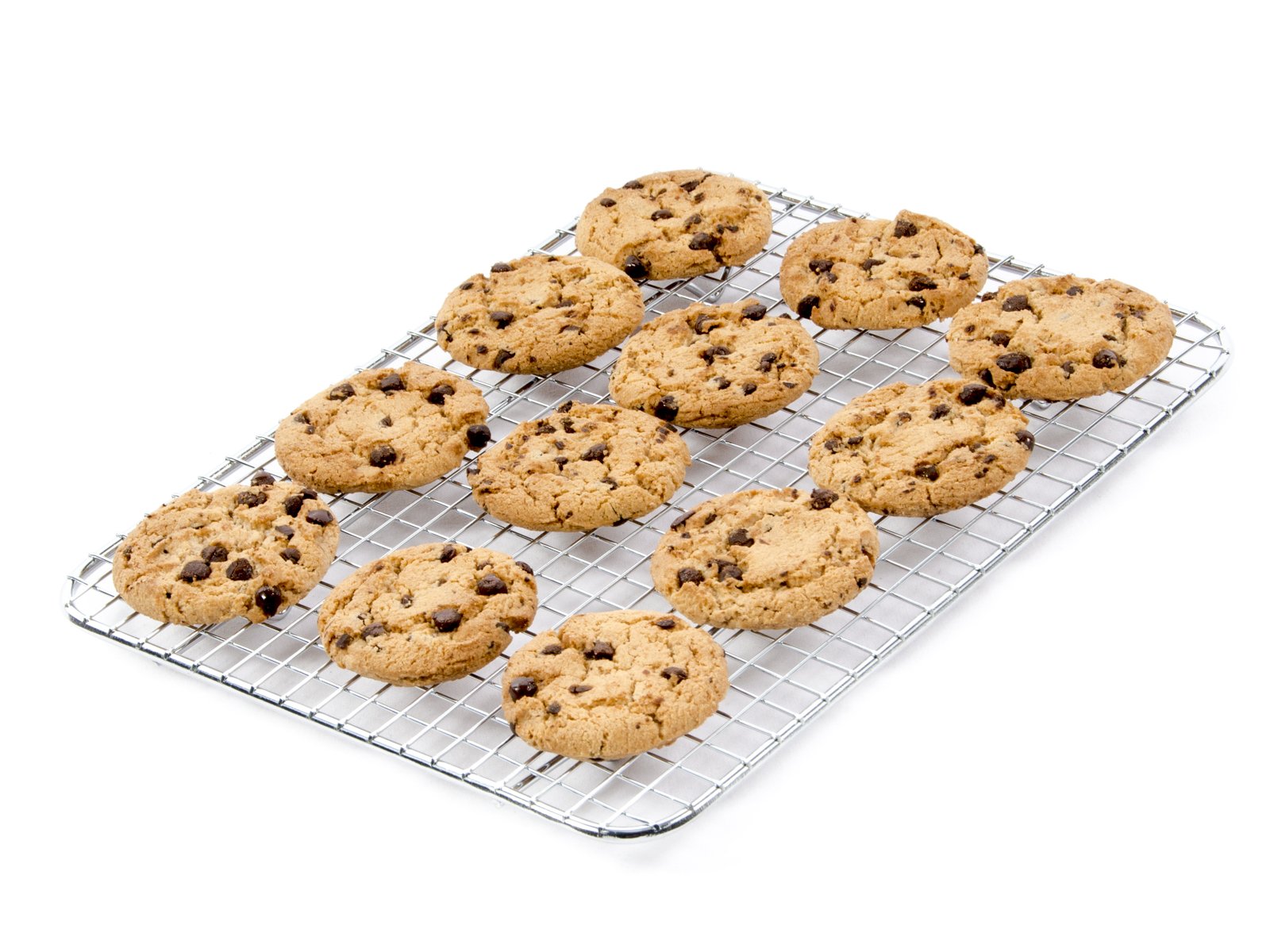 Update International Heavy-Duty 1/4 Size Cooling Rack, Wire Pan Grade, Commercial Grade, Oven-Safe, Chrome, 8 x 10 Inches, Set of 2