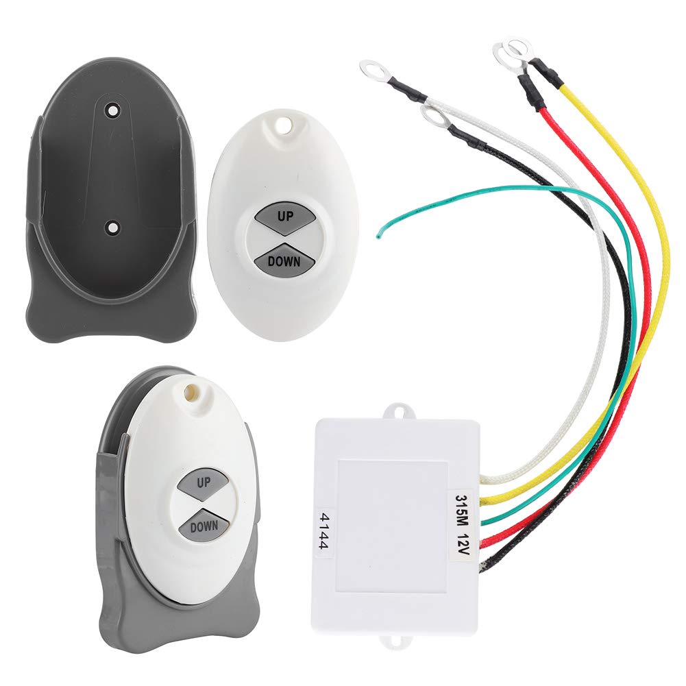 Senyar Anchor Controller, 12V Remote Control Windlass Wireless Switch Trim Controller Marine Boat Sail Accessory