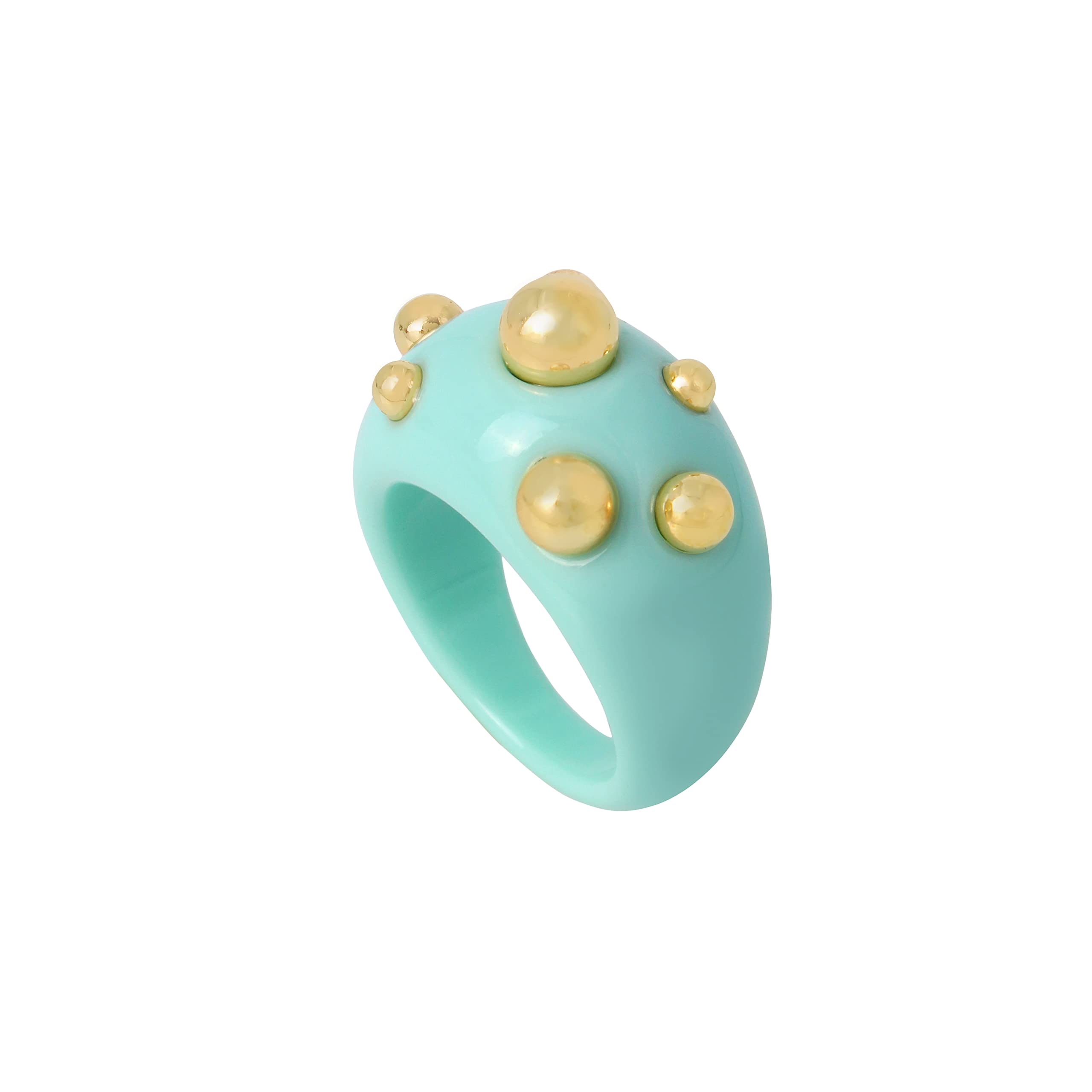Steve Madden Beaded Resin Ring