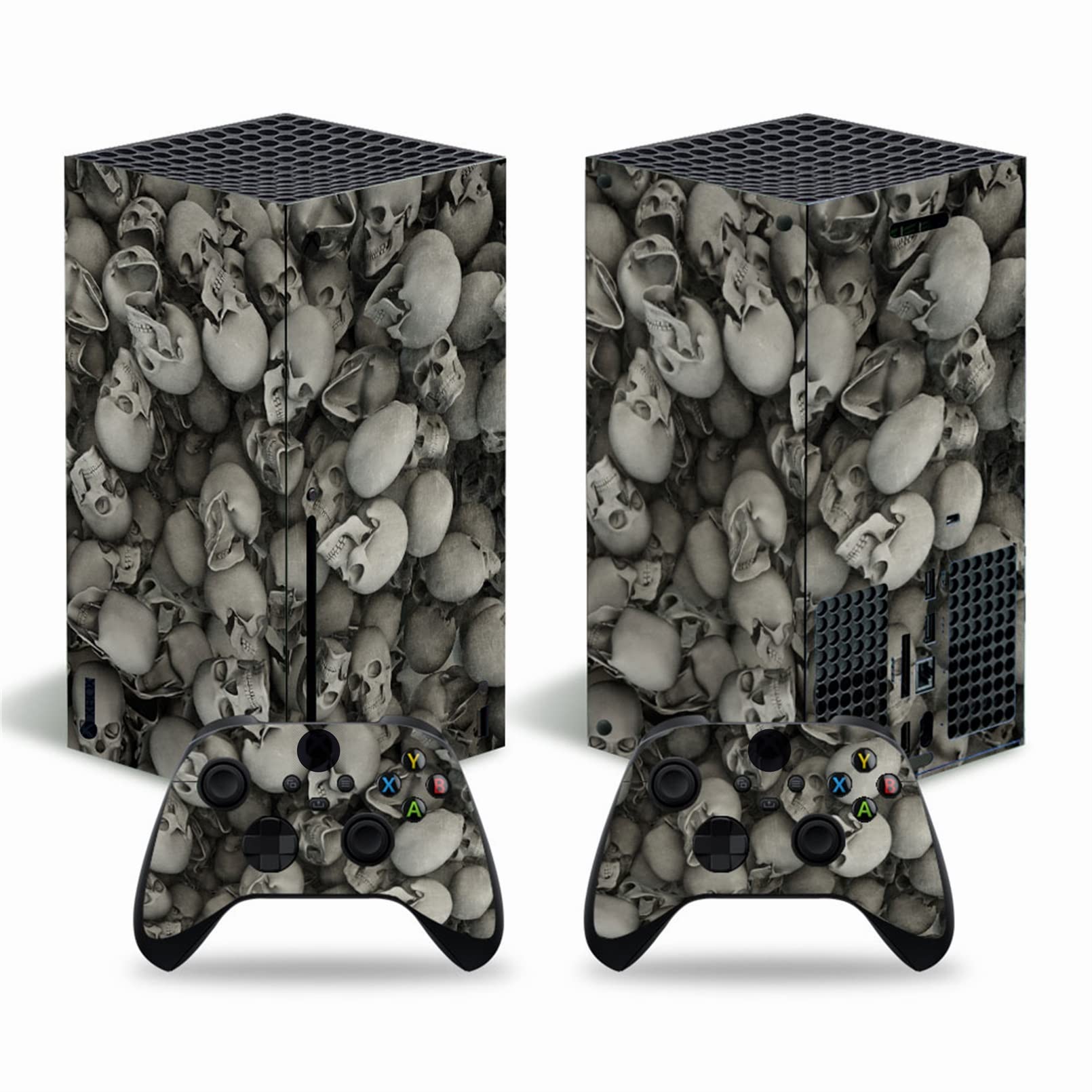 Top factory Skin Decal Protective Vinyl Skin Decal Cover for Series X Console Skins Wrap Sticker with Two Free Wireless Controller Decals 3610 Decal