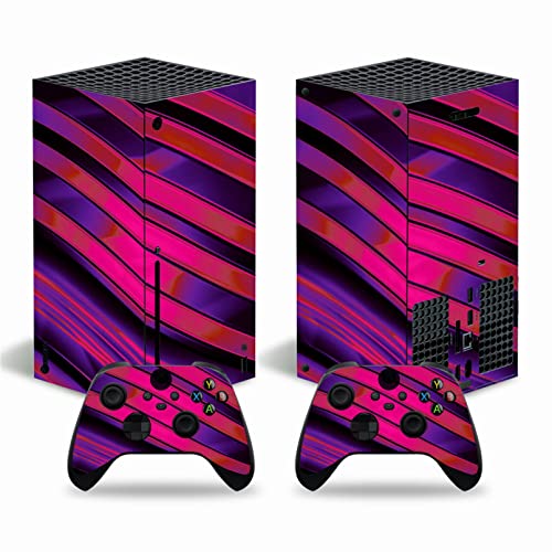 Top factory Skin Decal Protective Vinyl Skin Decal Cover for Series X Console Skins Wrap Sticker with Two Free Wireless Controller Decals 43116 Decal