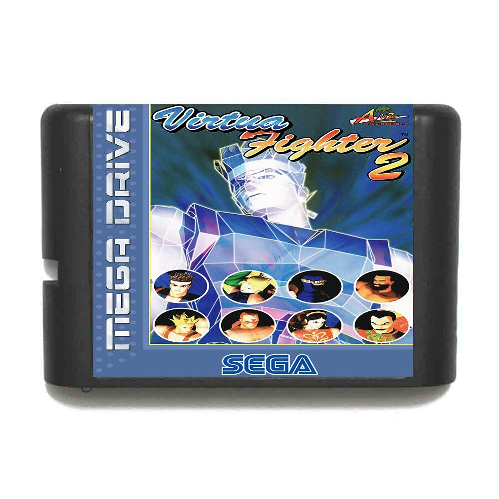 Retro Game Virtua Fighter 2 16 bit MD Game Card For Sega Mega Drive For Genesis