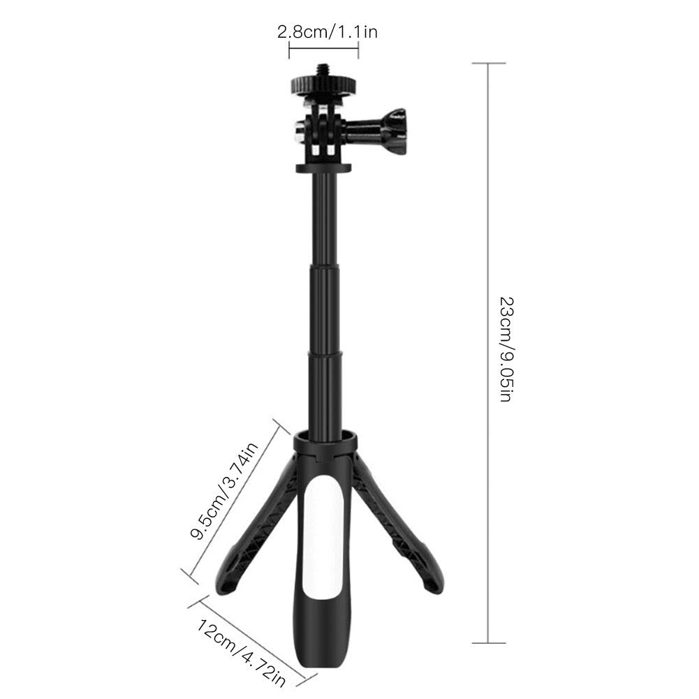 Romantic Valentine's Day Tripod for DJI, Leftwei Compact Design Action Camera Tripod Wear-Resistant Tripod Durable Solid for Action Camera and Most Action Cameras