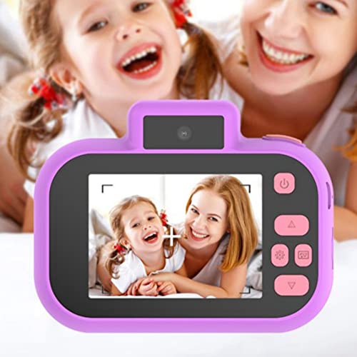 PRIZOM Children's Camera High-Definition 4000W Front Rear Dual-Camera 2 Inch 1080P HD Screen Digital Camera Photography, A