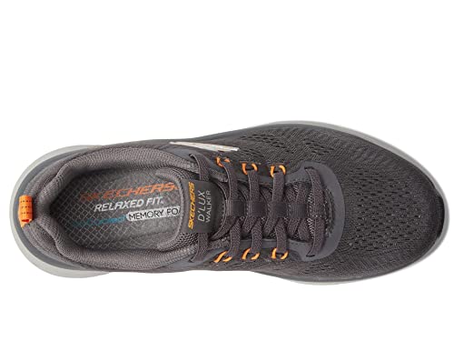 Skechers D'Lux Walker Commuter Charcoal/Orange 7 D (M)