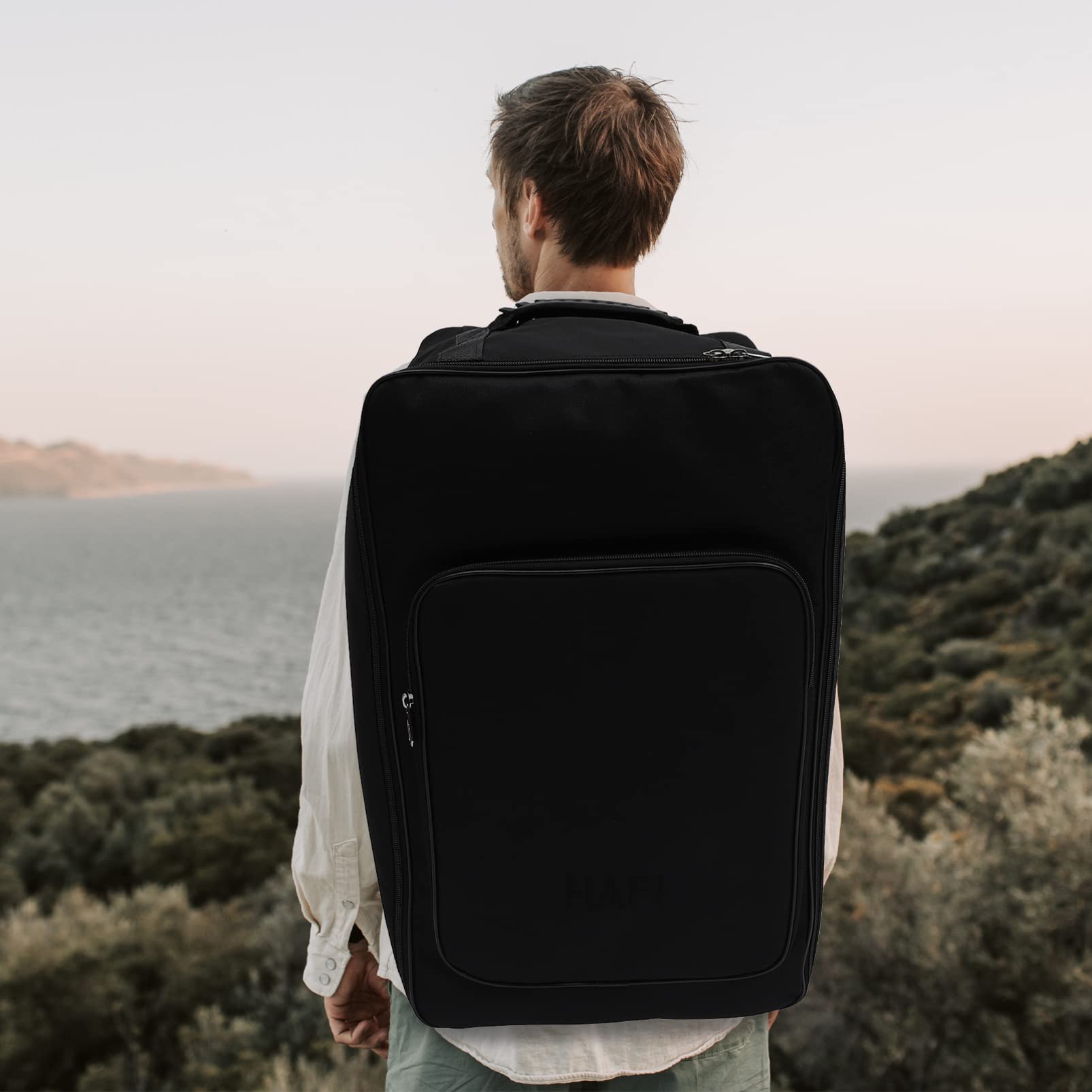Vaguelly Cajon Box Drum 1PC Cajon Bag Backpack, 32x52CM Padded Cajon Bag with Carry Handle and Shoulder Straps, Cajon Box Drum Bag Cajon Accessories