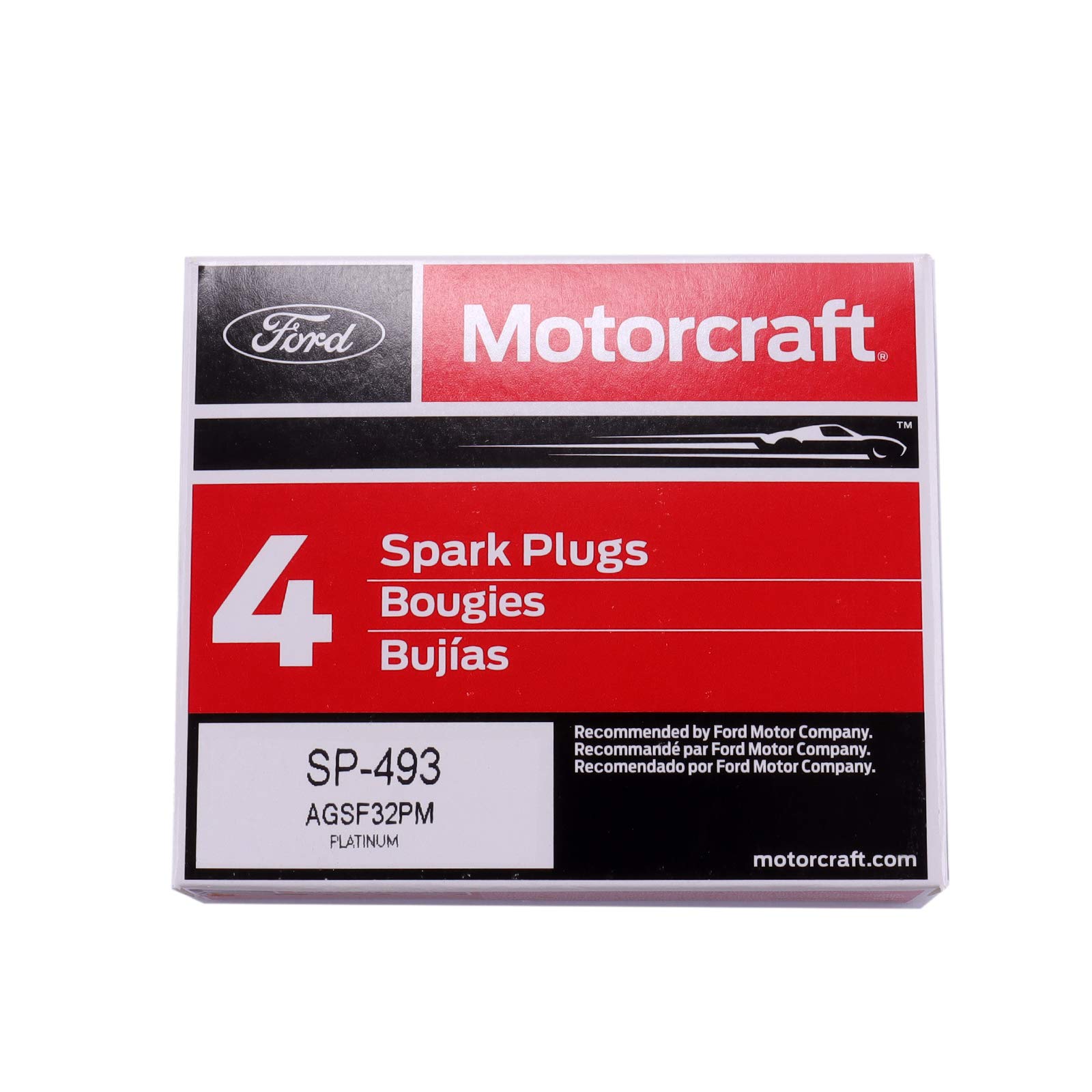 MAS Ignition Coils DG508 and Motorcraft Spark Plugs SP493 compatible with Ford Lincoln Mercury 4.6L engines