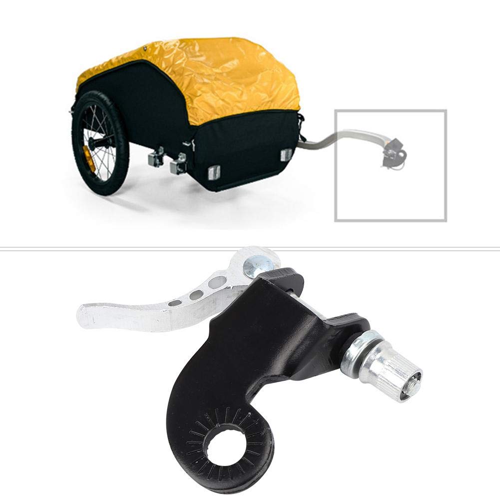 Oyunngs Quick Loading and Unloading Bike Trailer Hitch Coupler, Bicycle Trailer Attachment, Stur and Durable Convenient to Cry Steel Bike Aessories(Towing Ho