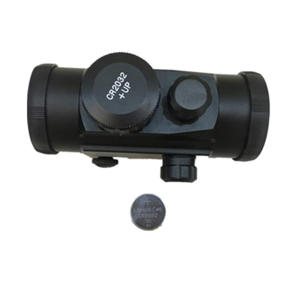 NyLeabon 1x30 Crossbow Scope,Classical 1x30 Red Dot Scope,Red and Green Illuminated Scope,Compact Hunting Scope