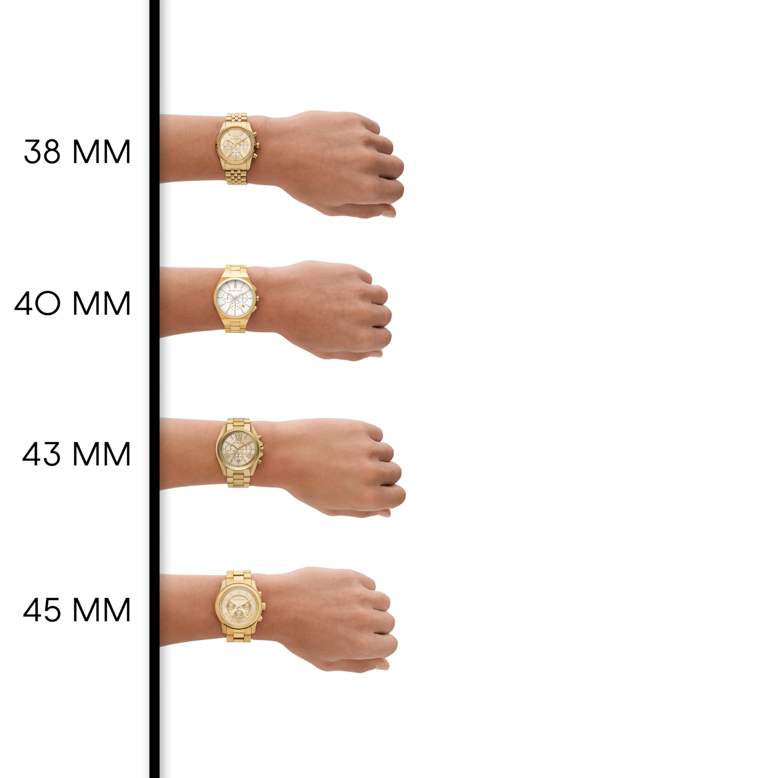 Michael Kors Slim Runway Three-Hand Black Stainless Steel Mesh Men's Watch (Model: MK8507)
